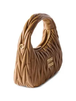 Miu Miu Wander Small Leather Hobo Bag - Multicolor