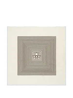 TOTEME TOTEME Monogram Silk Foulard Multicolor
