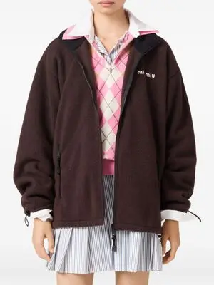 Miu Miu Fleece Blouson Jacket