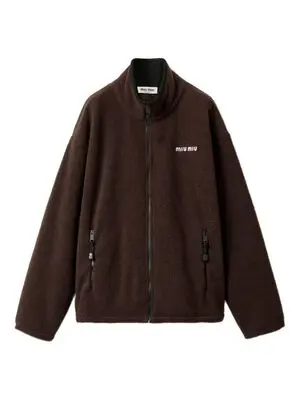 Miu Miu Fleece Blouson Jacket - Multicolor
