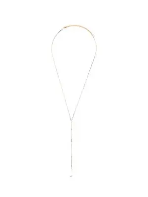 TOTEME Gold-tone Crystal Drop Necklace - Multicolor
