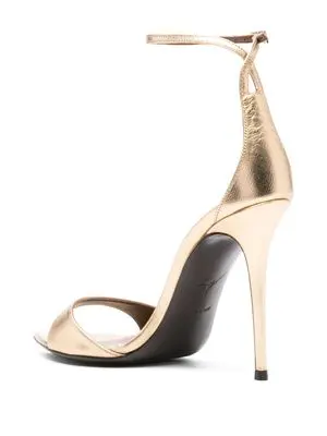 GIUSEPPE ZANOTTI Intriigo Leather Stiletto Sandals - Multicolor