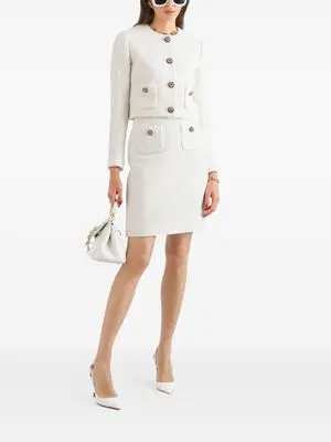 Dolce & Gabbana Jewel Button Tweed Jacket