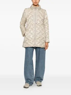 Herno Quilted Midi Down Jacket - Multicolor