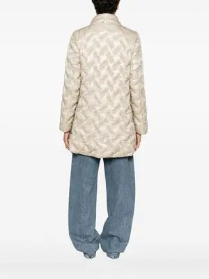 Herno Quilted Midi Down Jacket - Multicolor