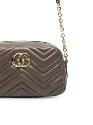 Gucci Gg Marmont Small Leather Camera Bag - Multicolor