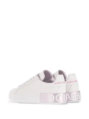 Dolce & Gabbana Portofino Leather Sneakers - Multicolor