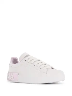 Dolce & Gabbana Portofino Leather Sneakers - Multicolor