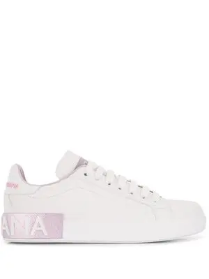Dolce & Gabbana Portofino Leather Sneakers - Multicolor