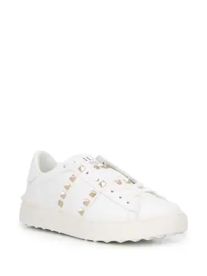 Valentino Garavani Rockstud Untitled Leather Sneakers - Multicolor