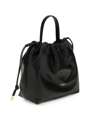 Chloé Leather Drawstring Tote - Multicolor