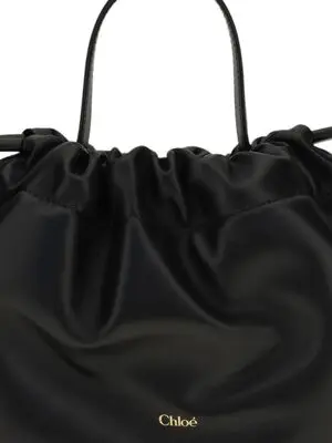 Chloé Leather Drawstring Tote - Multicolor