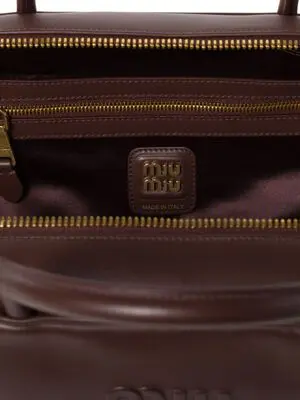 Miu Miu Beau Large Leather Handbag - Multicolor