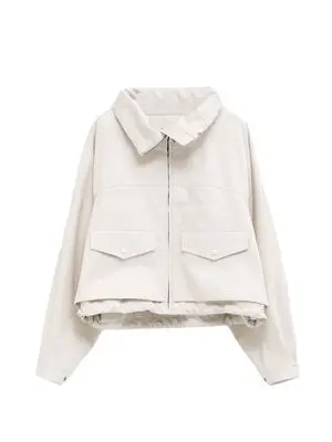 Loewe Cotton And Silk Blouson Jacket - Multicolor