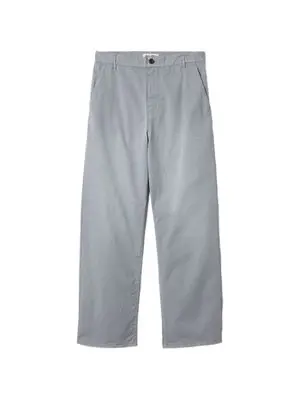Miu Miu Miu Miu Cotton Trousers With Embroidered Logo Multicolor