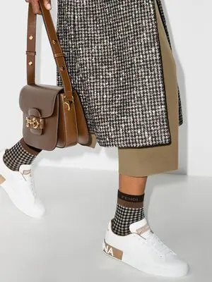 Dolce & Gabbana Portofino Leather Sneakers - Multicolor