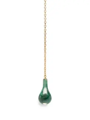 TOTEME Jade Drop Pendant Necklace - Multicolor