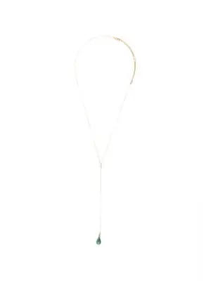 TOTEME Jade Drop Pendant Necklace - Multicolor