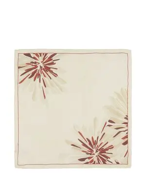 Brunello Cucinelli Printed Silk Foulard - Multicolor