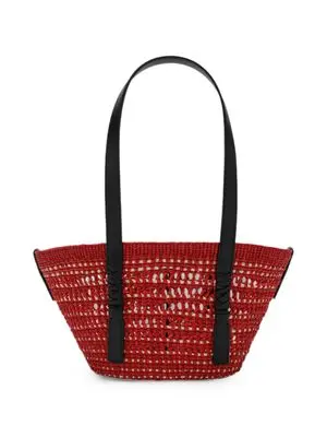 Loewe Braided Raffia Tote - Multicolor