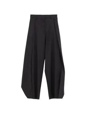Loewe Wool Wide-leg Trousers - Multicolor