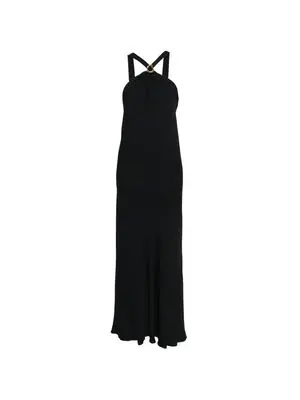 FORTE_FORTE Silk Blend Long Dress - Multicolor