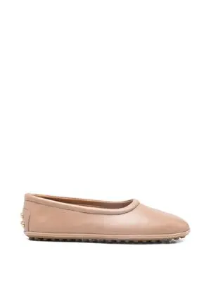 TOD'S TOD'S Leather Ballerina Flats Multicolor
