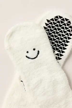 POINTE STUDIO Happy Cloud Crew Grip Socks
