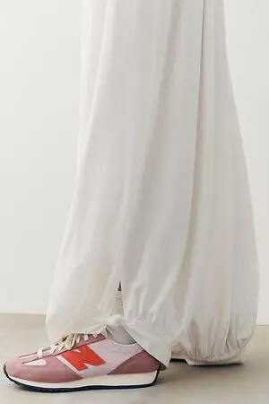 Daily Practice Twist Bubble Pants - Ivory