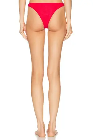 JUILLET Bee Bikini Bottom In Red