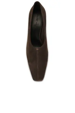 Khaite Cecilia 50 Suede Pump - Sable