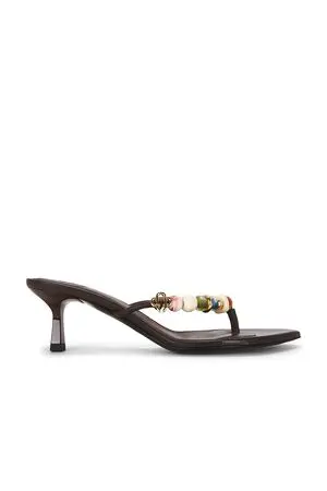 Casablanca Beaded Sandal In ,pink