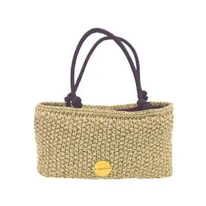 HILO DE MAR Hand-knitted Bag With Detachable Chain Strap