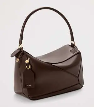 Loewe Medium Leather Puzzle Top-handle Bag