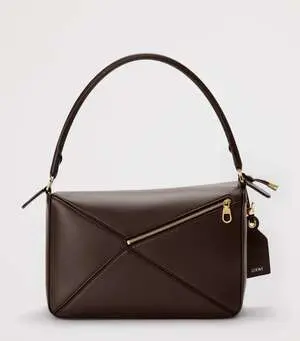 Loewe Medium Leather Puzzle Top-handle Bag
