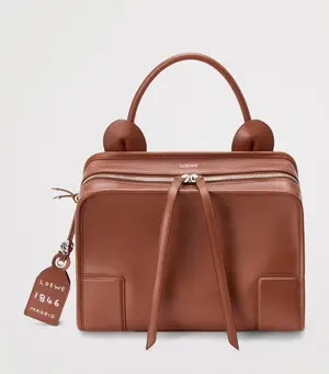 Loewe Medium Leather Lion Amazona 180 Top-handle Bag