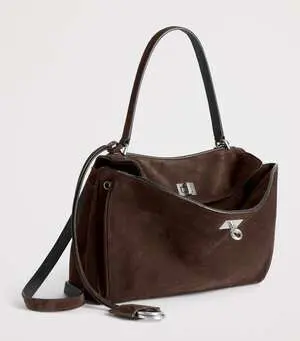Balenciaga Small Suede Rodeo Top-handle Bag