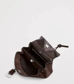 Balenciaga Small Suede Rodeo Top-handle Bag