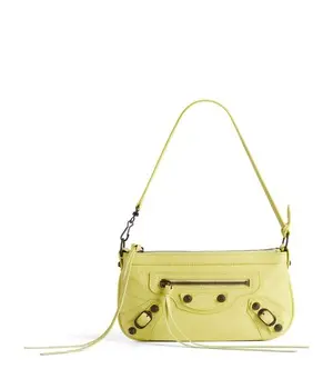 Balenciaga Lambskin Le City Pouch - Yellow