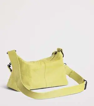 Balenciaga Mini Lambskin Le City Moto Shoulder Bag - Yellow