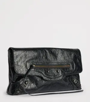 Balenciaga Lambskin Le City Clutch Bag