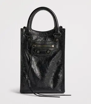 Balenciaga Le City Tote Phone Holder - Black
