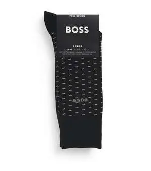 BOSS Logo Socks - Black