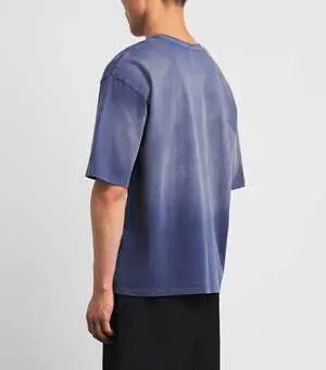 Commas Dégradé Embroidered T-shirt - Blue