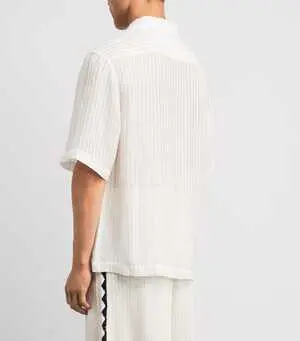 Commas Sheer Short-sleeve Shirt