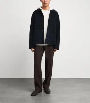 Commas Wool-cashmere Embroidered Jacket