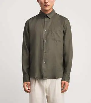 Derek Rose Linen Monaco Shirt