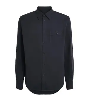 Rag & Bone Cotton-lyocell Tomlin Shirt - Blue