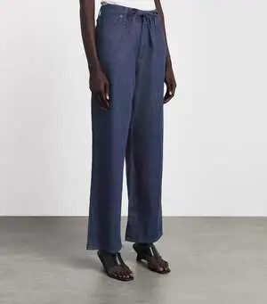 Rag & Bone Drawstring Phoebe Wide-leg Jeans
