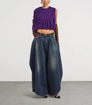 Balenciaga Oversized Distressed Jeans